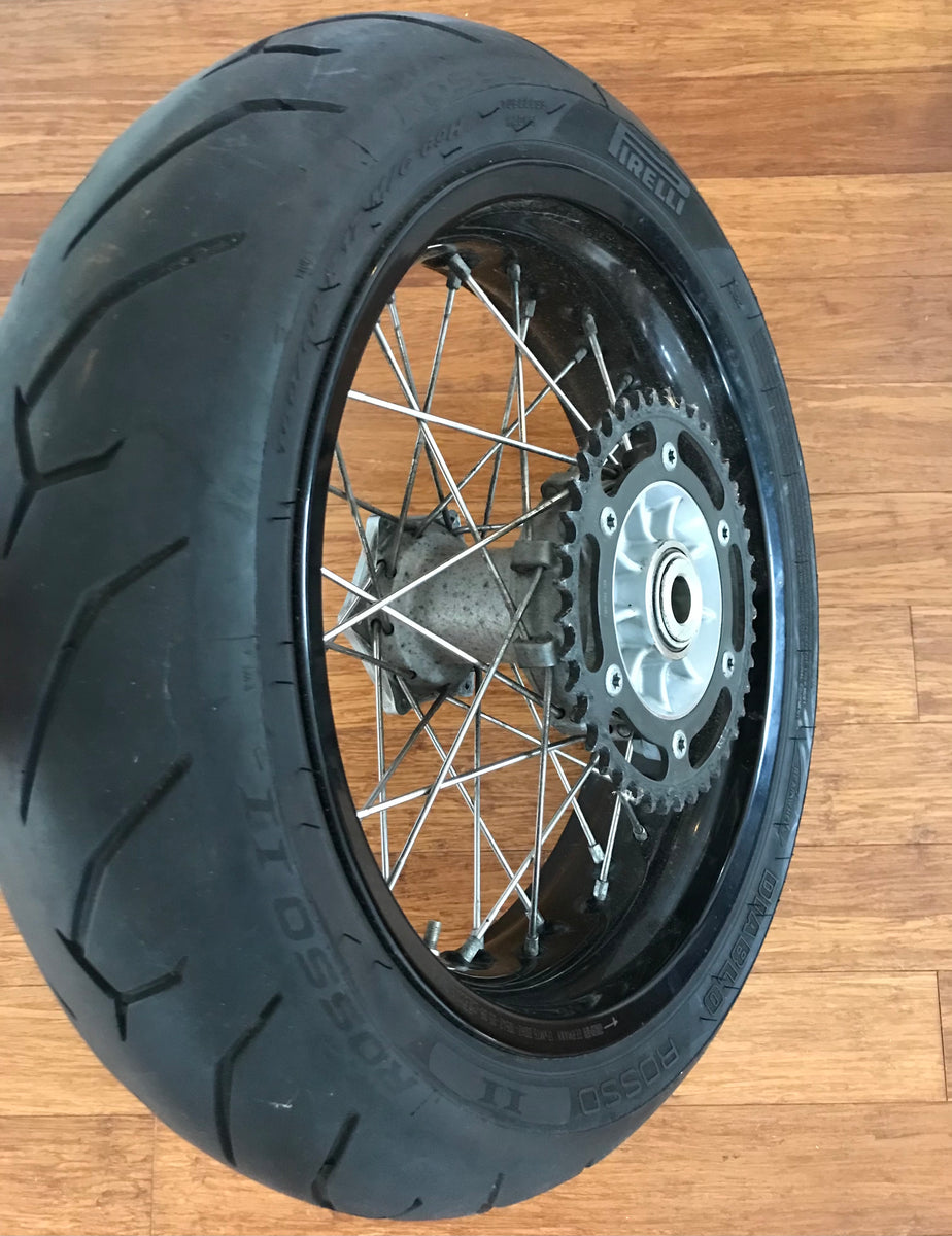 KTM 690 SMC 17" rear wheel 2007-2009 tube type – byronmotospares